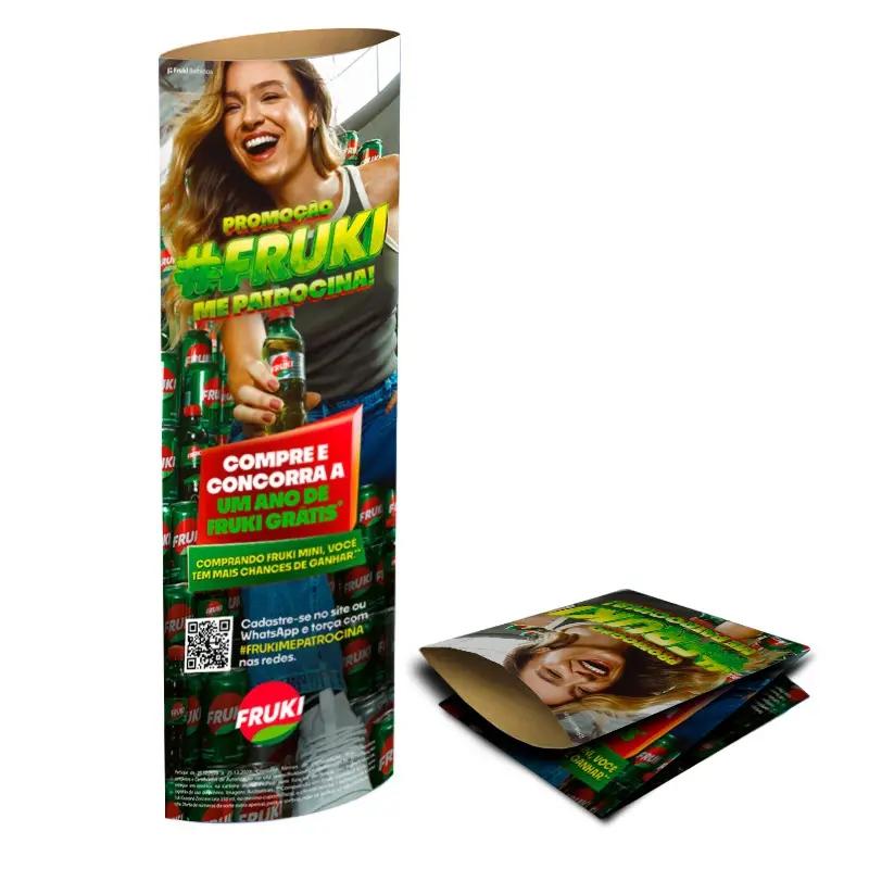 Totem Elíptico - Totem Lamá - Totem de Papelão